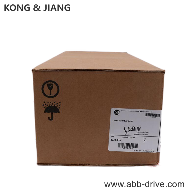 AB 1756-A10: 10 Slot ControlLogix Chassis - Modular Automation Heart > abb-drive Automation