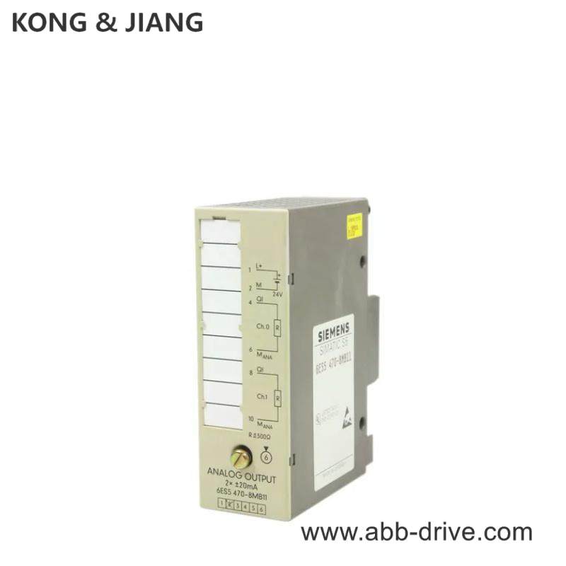 SIEMENS SIMATIC 6ES5470-8MB11 Analog Output Module, Industry Grade ...