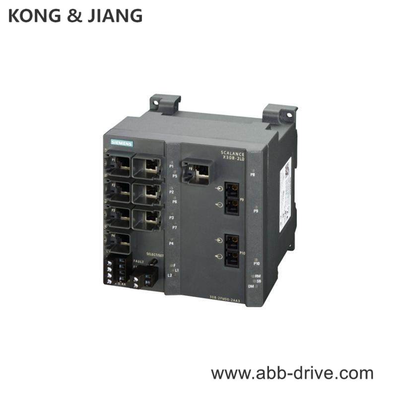 SIEMENS SCALANCE X308-2LD Modular Plus Industrial Ethernet Switch, 2X ...