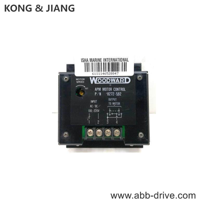 WOODWARD 8272-582 Speed Plate: Precision APM Motor Control System > abb ...