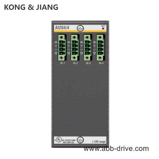 Bachmann AI2044: Advanced Analog Input Module > abb-drive Automation