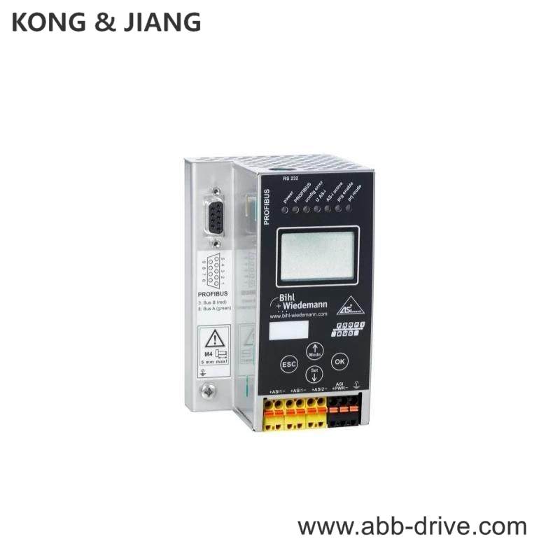 B+W BWU1569 AS-i 3.0 PROFIBUS Gateway in Stainless Steel, Dual Master ...