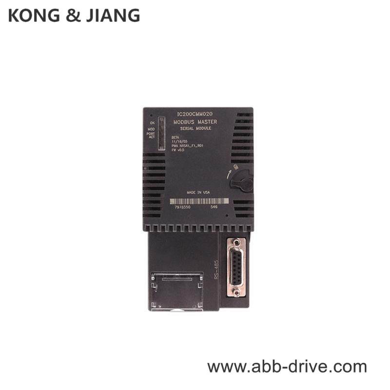GE IC200CMM020: Modbus Master Module, Advanced Industrial Control ...