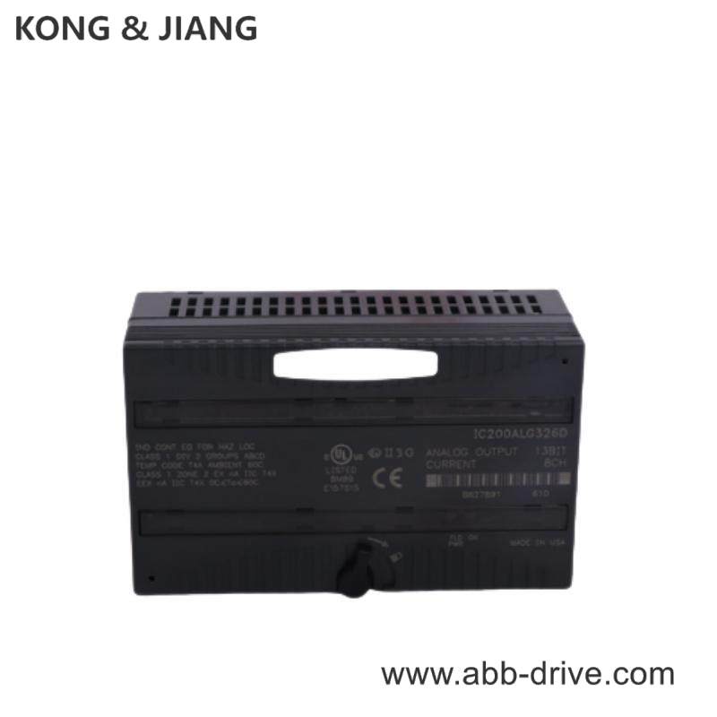 GE IC200ALG326D Analog Output Module: Advanced Control Solution > abb-drive Automation