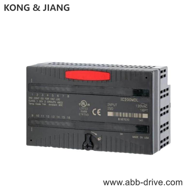 GE IC200MDL241: 16-Point AC Input Module for Industrial Control Systems ...