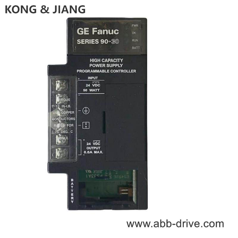 GE IC693PWR331 - High Capacity Power Supply Module, Optimized for ...