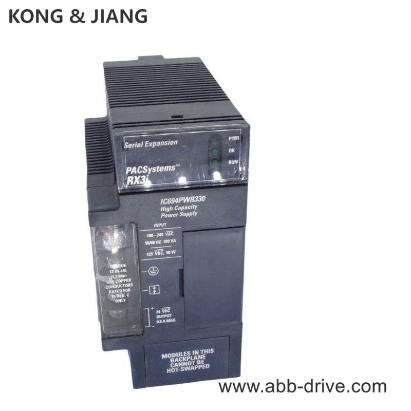 GE IC694PWR330 Programmable Automation Controller Power Supply Module ...