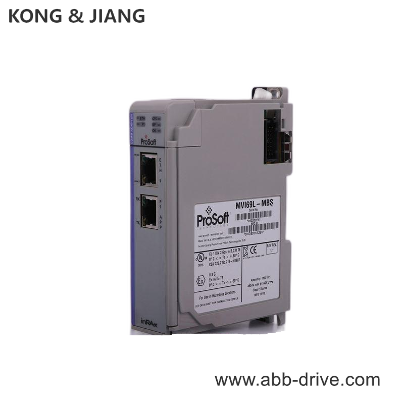 Prosoft Mvi69l Mbs Modbus Serial Lite Communication Module Abb Drive Automation