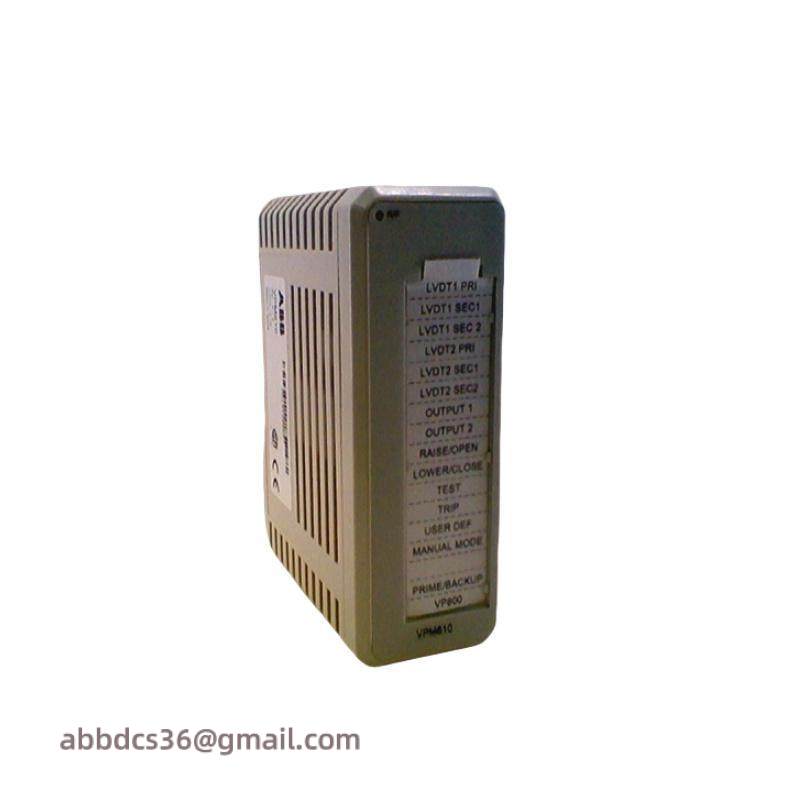 ABB VPM810 Valve Position Module: Advanced Control Solutions for ...