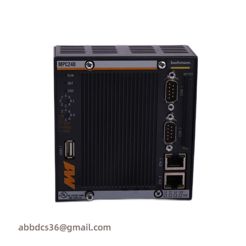 BACHMANN MPC240 Processor Modules - High Performance, Reliable Control ...