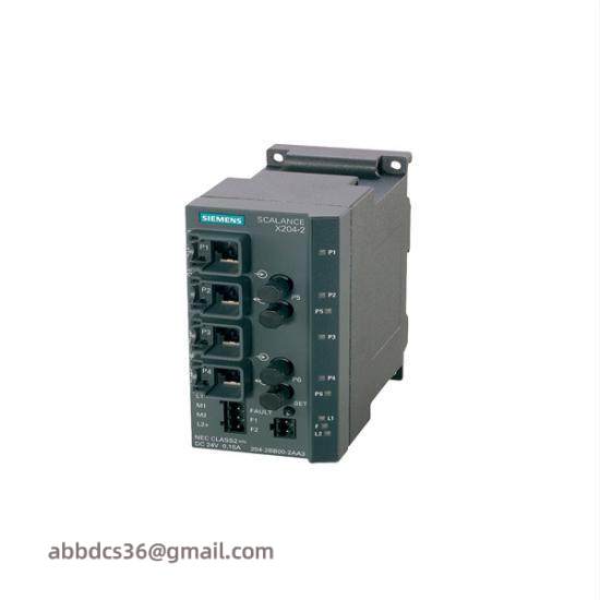 SIEMENS SCALANCE X204-2 IE Switch, High-Performance Industrial ...