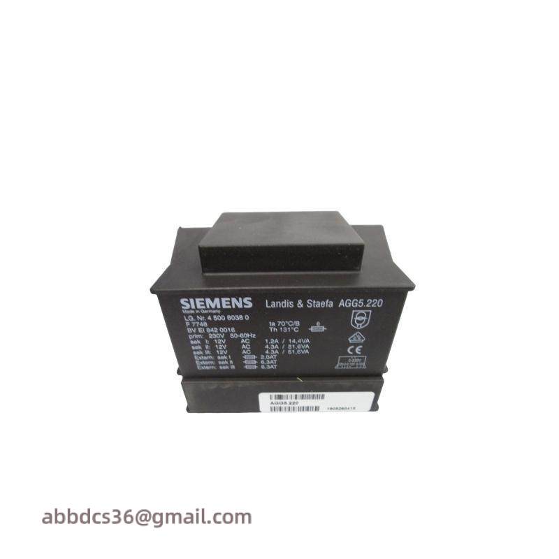SIEMENS AGG5.220 - Power Transformer for LMV5 System - abb-world Automation