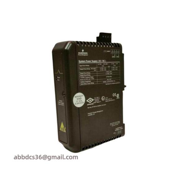 EMERSON DELTAV VE5008 Industrial Control System, Efficient Process Management - abb-world Automation