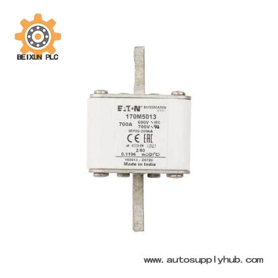 Eaton 170M5013 High Speed Square Body Fuse, designed for industrial ...