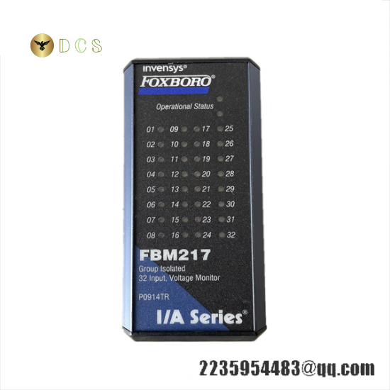 FOXBORO FBM217 P0926ZY/RH926ZY - Advanced Discrete Input Interface ...