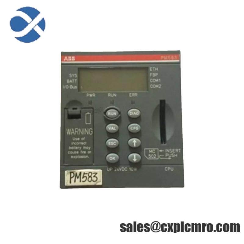 ABB AC500 CPU PM583-ETH High Performance Modular PLC - cxdcssupply ...