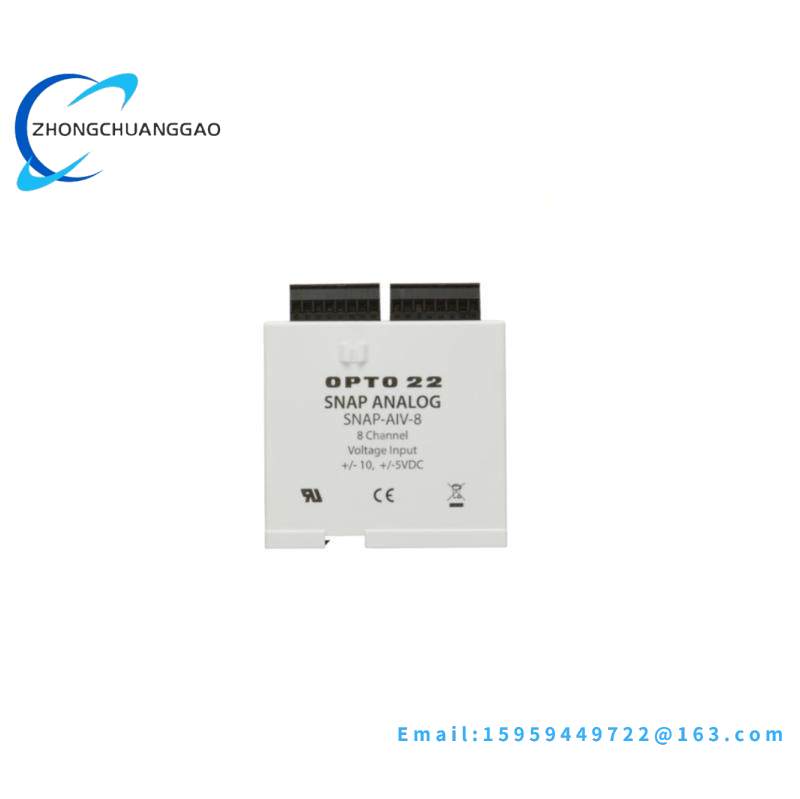 Opto 22 SNAP-AIV-8 Analog Input Module: Industrial Precision ...