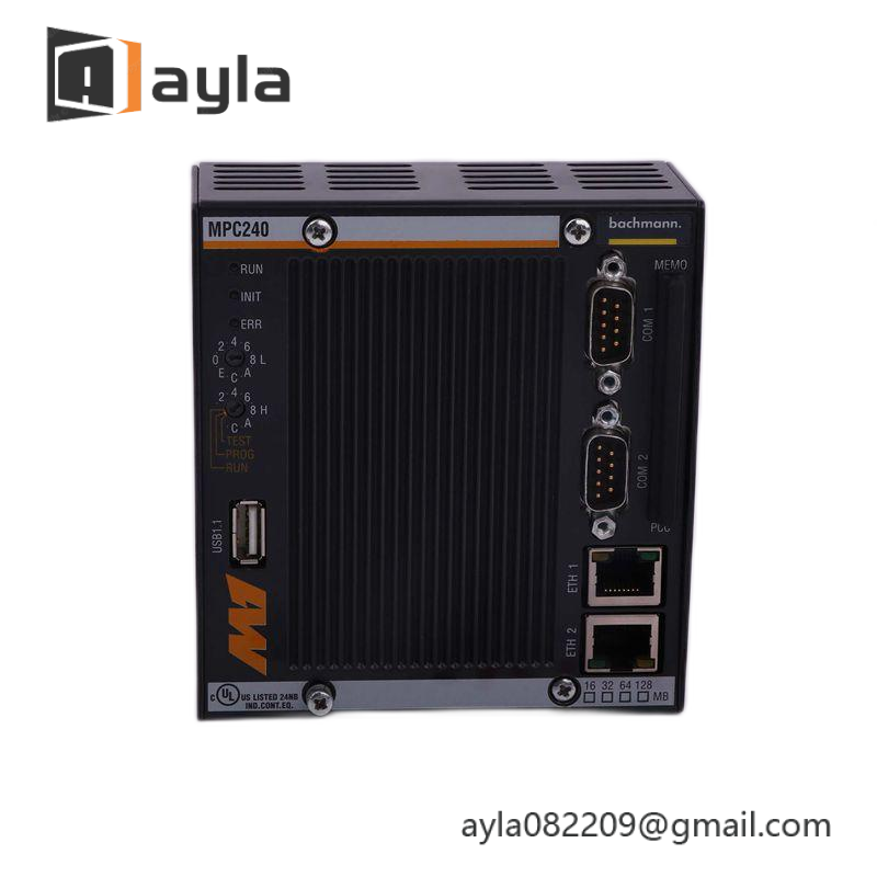 Bachmann MPC240 Processor Modules - High Performance PLC Solutions - dcsintegration Automation