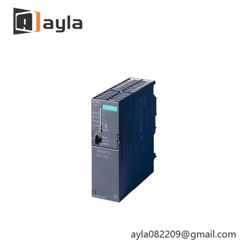 SIEMENS SIMATIC S7-300 CPU MODULE 312, Control and Automation Solutions ...