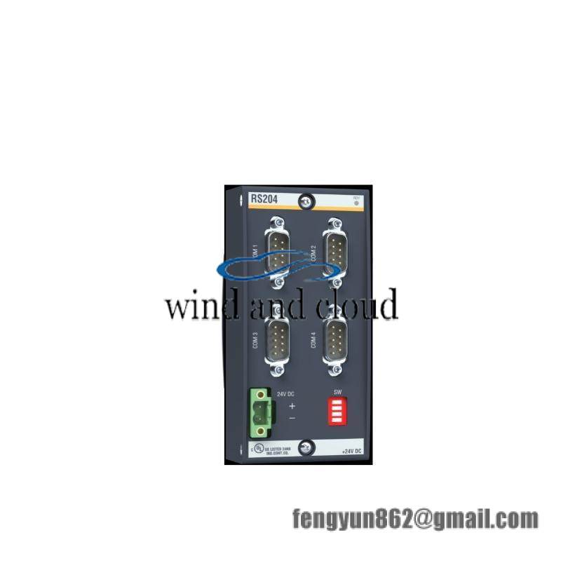 BACHMANN RS204 Interface Module: High-Speed Serial Communication for Industrial Control Systems ...