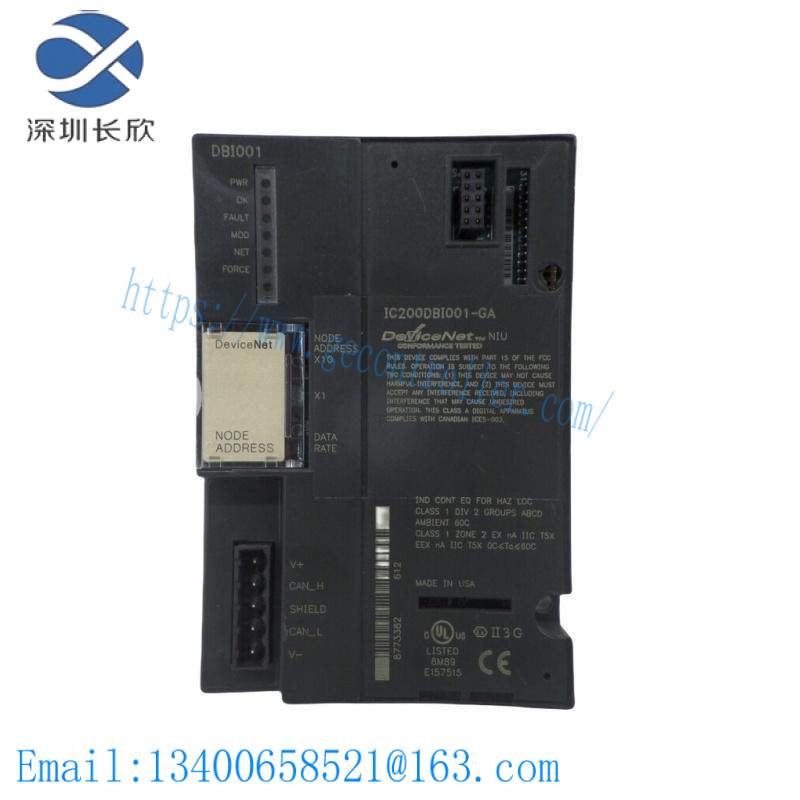 GE Fanuc IC200DBI001: DeviceNet Network Interface Unit - Shenzhen ...