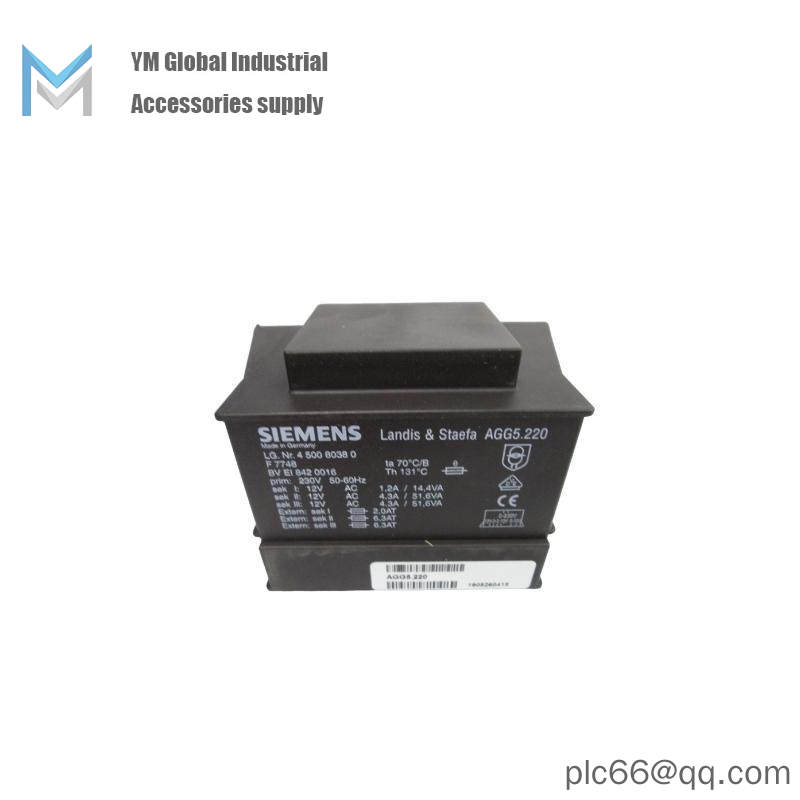 SIEMENS AGG5.220 - Power Transformer for LMV5 System - gkplc382 Automation