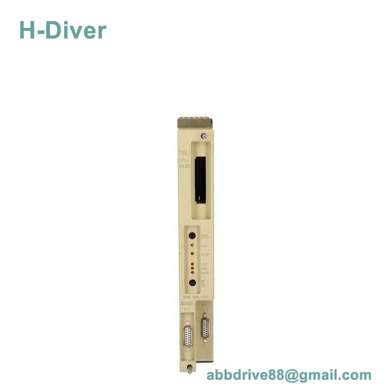 SIEMENS 6ES5943-7UB21 CPU943B Processor Module for Industrial Control ...