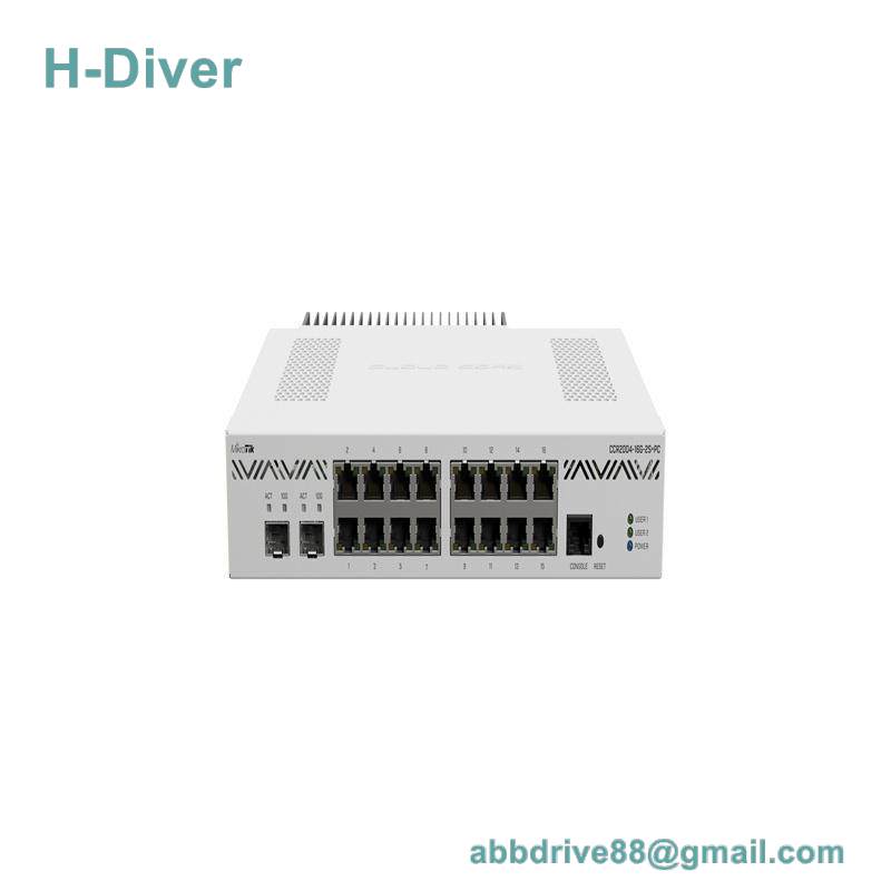 MIKROTIK CCR2004-16G-2S+ Ethernet Router – honeywell-diver Automation