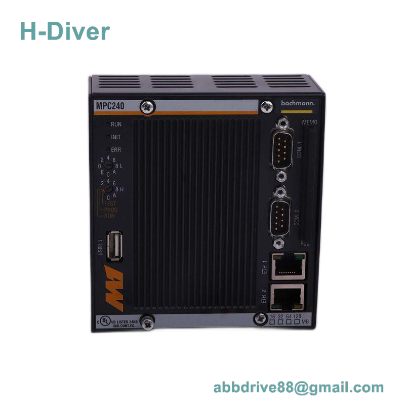 BACHMANN MX213 - MX200 Processor Module w/ 512MB Card – honeywell-diver Automation