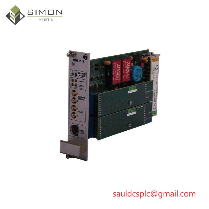 Emerson MMS6312 Dual Channel Rotational Speed Monitor - Precision ...