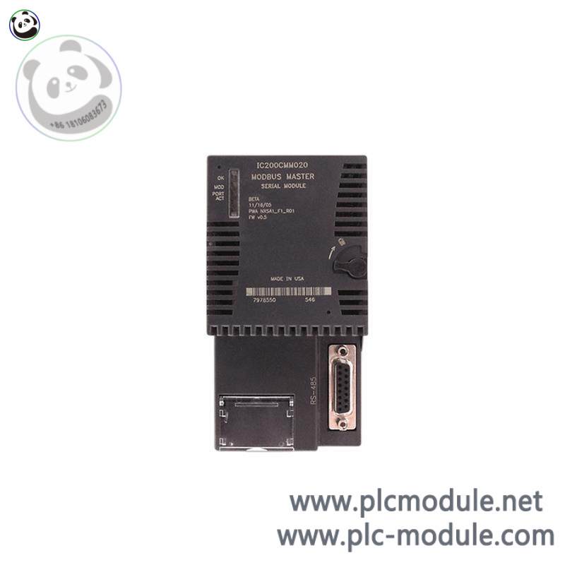 GE IC200CMM020: Modbus Master Module, Enhancing Industrial Automation ...