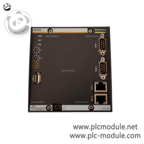 Bachmann MC205 Processor Module, High-Performance Control Solutions - plcmodule Automation