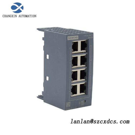 SIEMENS SCALANCE XB008 Unmanaged Industrial Ethernet Switch - 6GK5008 ...