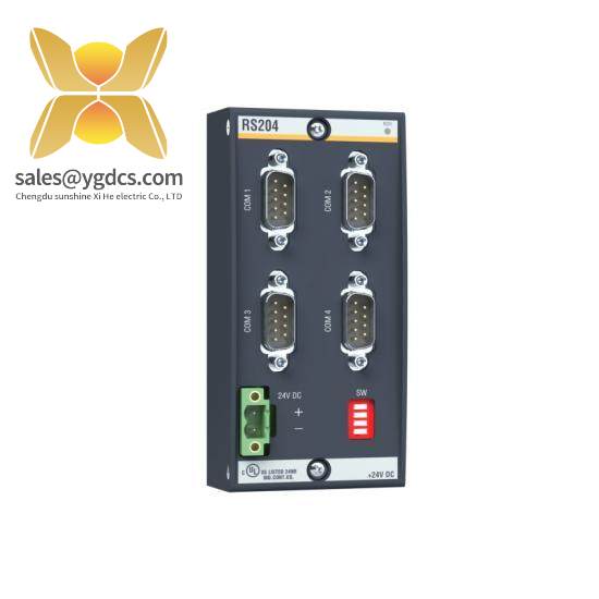 Bachmann PLC RS204 - Industrial Control Module, Efficient Communication & Reliable Operation ...
